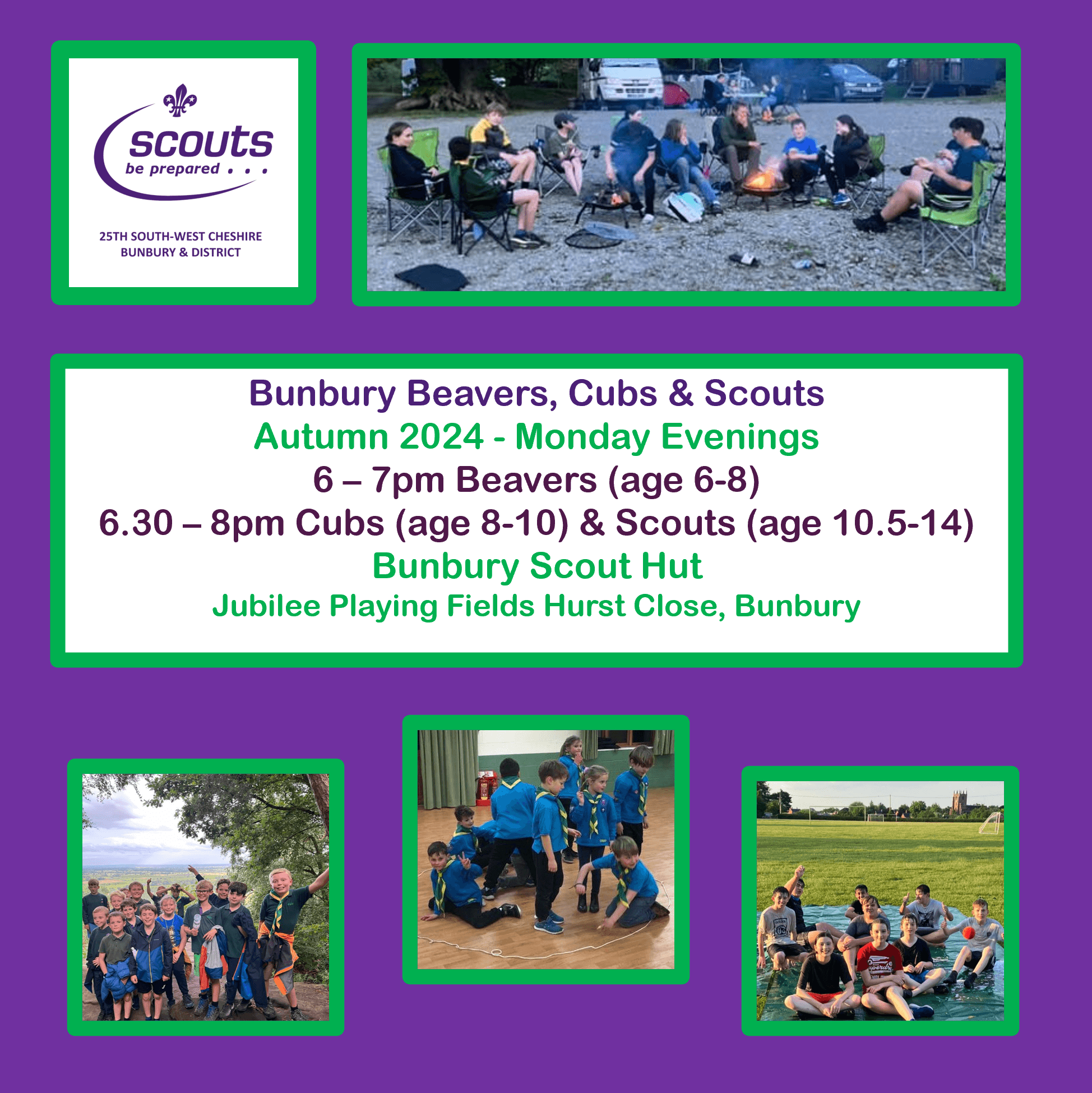 Update from Bunbury Beavers, Cubs and Scouts – Bunbury Village